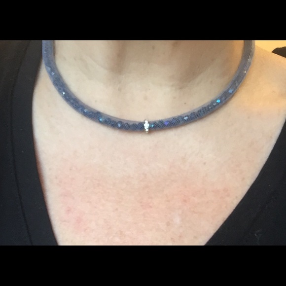 Jewelry | Crystal Tube Netting Necklace | Poshmark